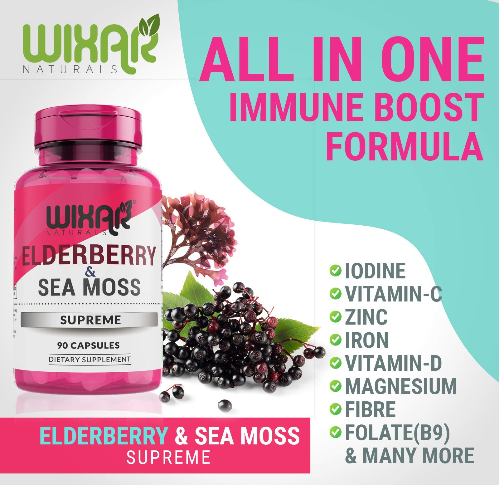 herbal elderberry capsules for antioxidants