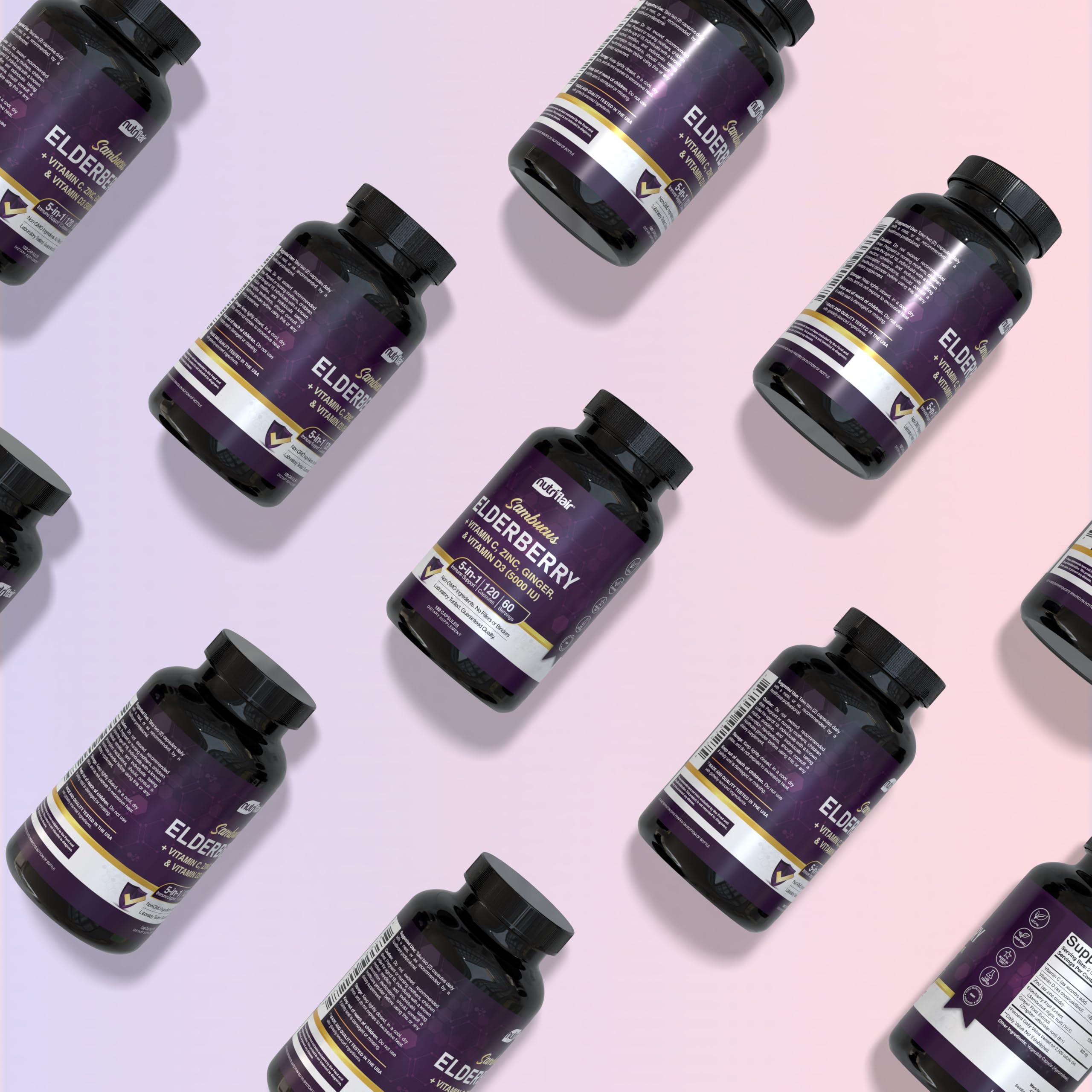 herbal elderberry capsules for daily use