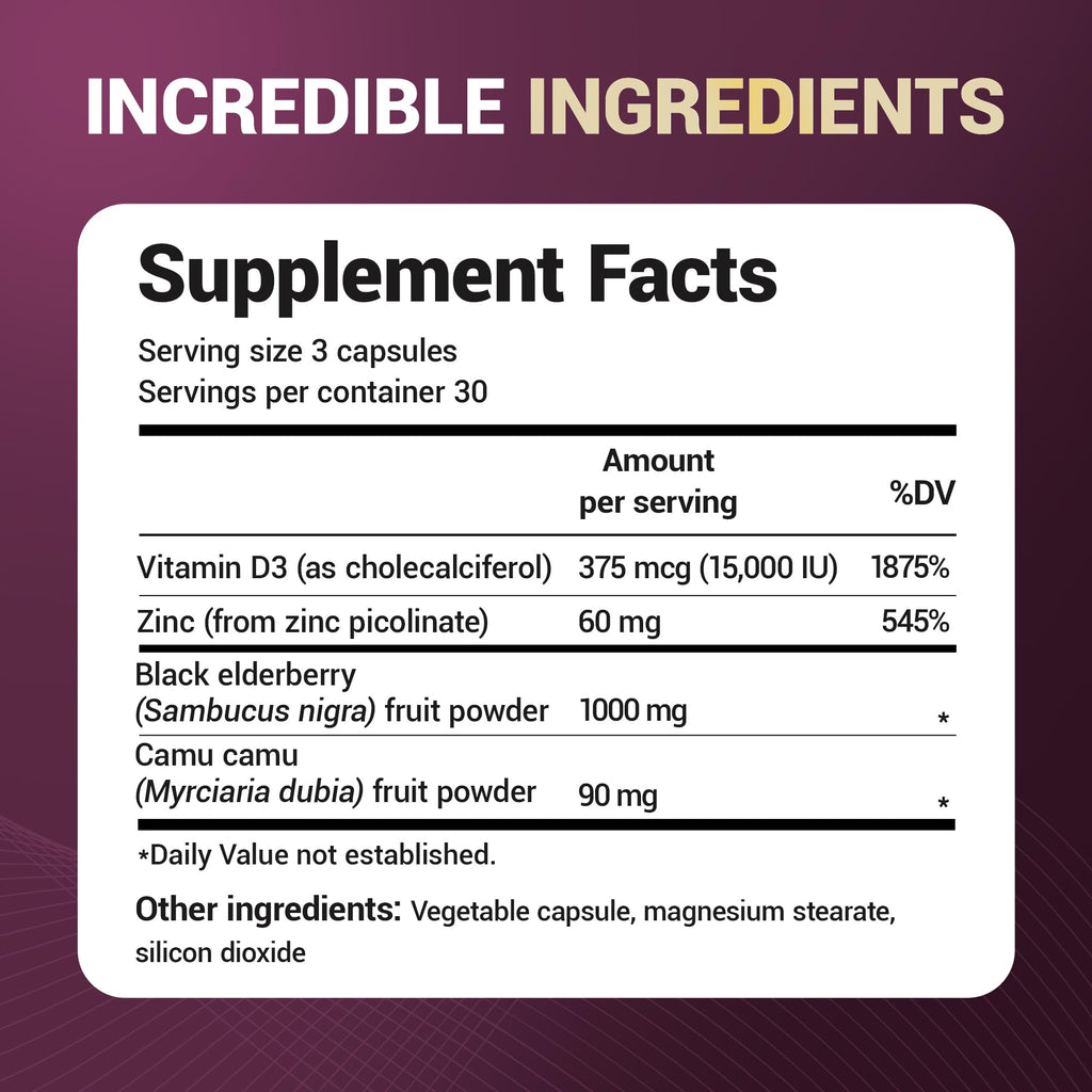 herbal elderberry capsules for daily use