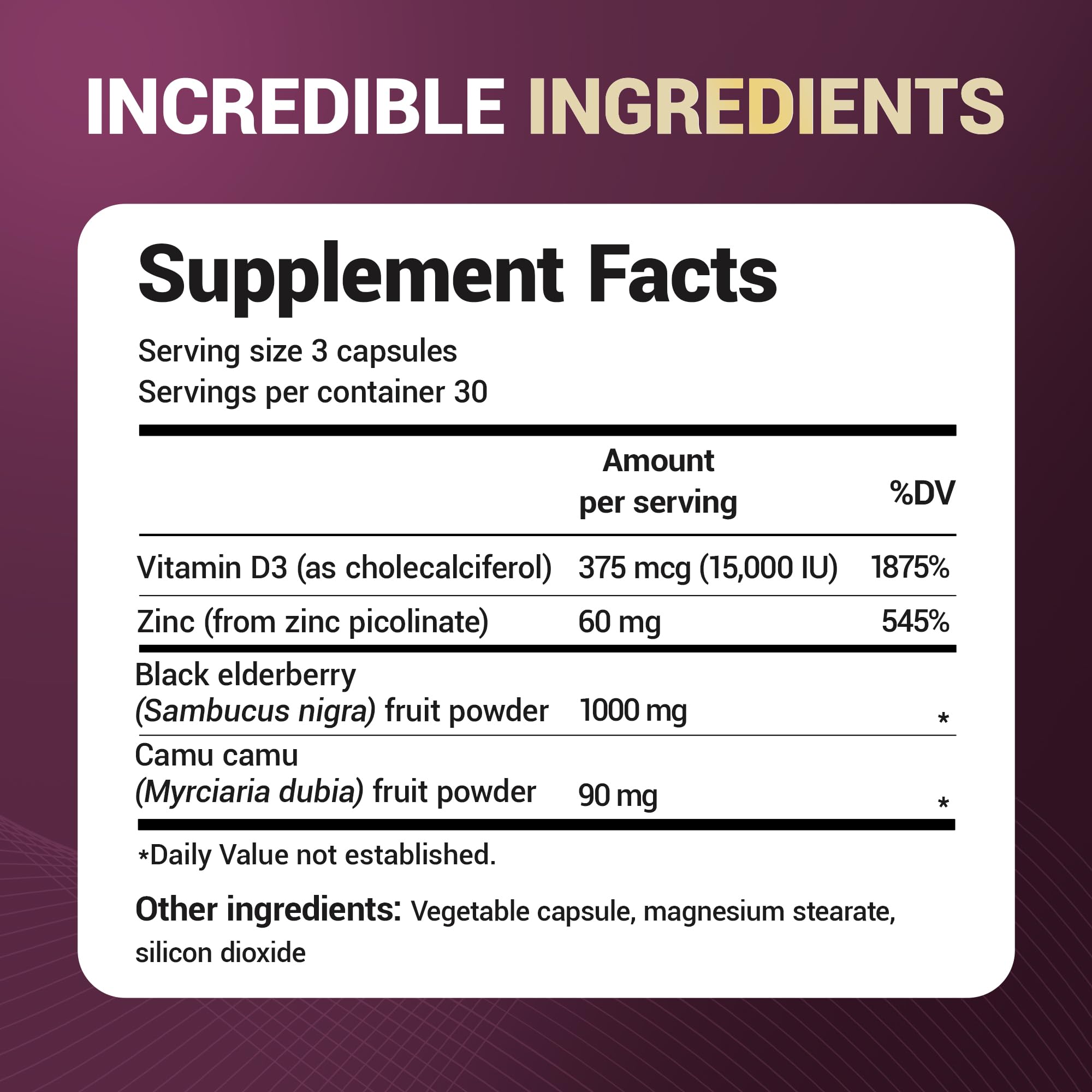 herbal elderberry capsules for daily use