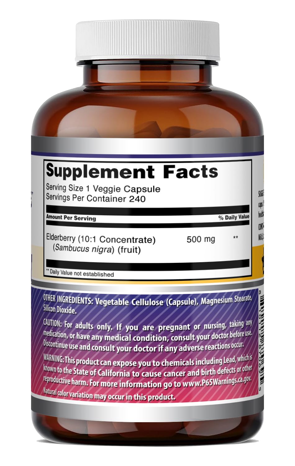 herbal elderberry capsules for daily use