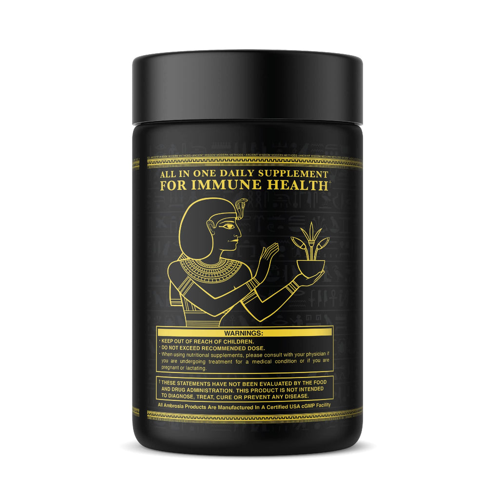 Herbal elderberry capsules for immunity
