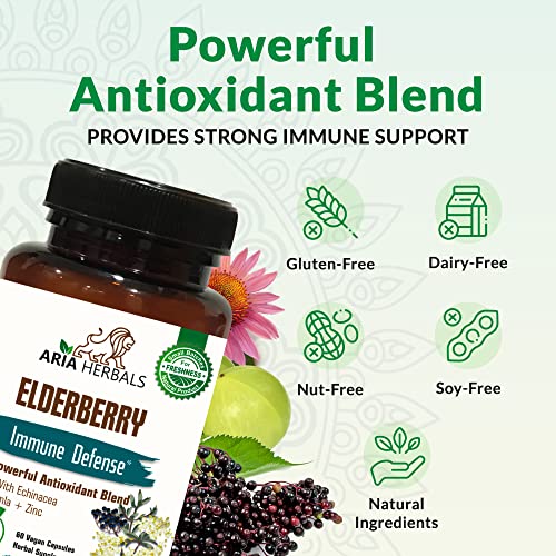 herbal elderberry capsules for vitality