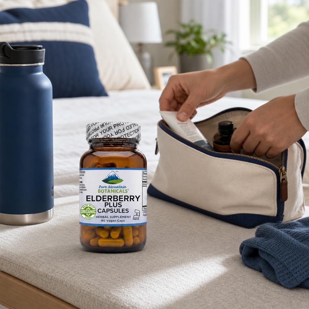 herbal elderberry capsules for wellness