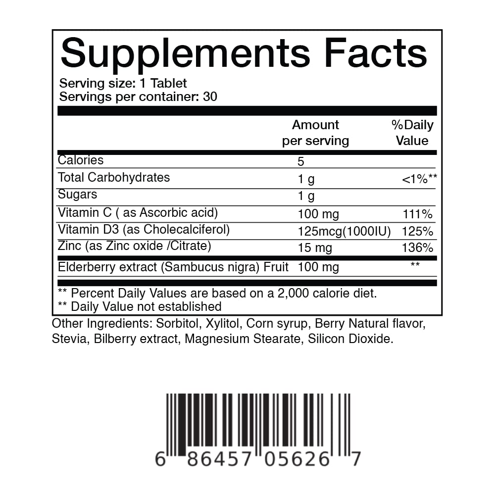 herbal elderberry extract for health