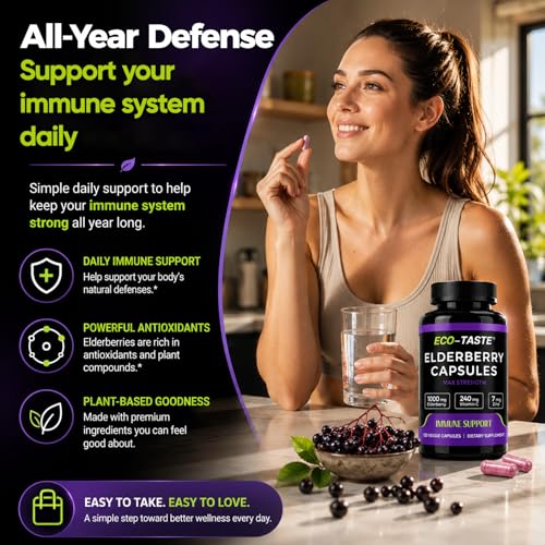Herbal elderberry for seasonal wellness