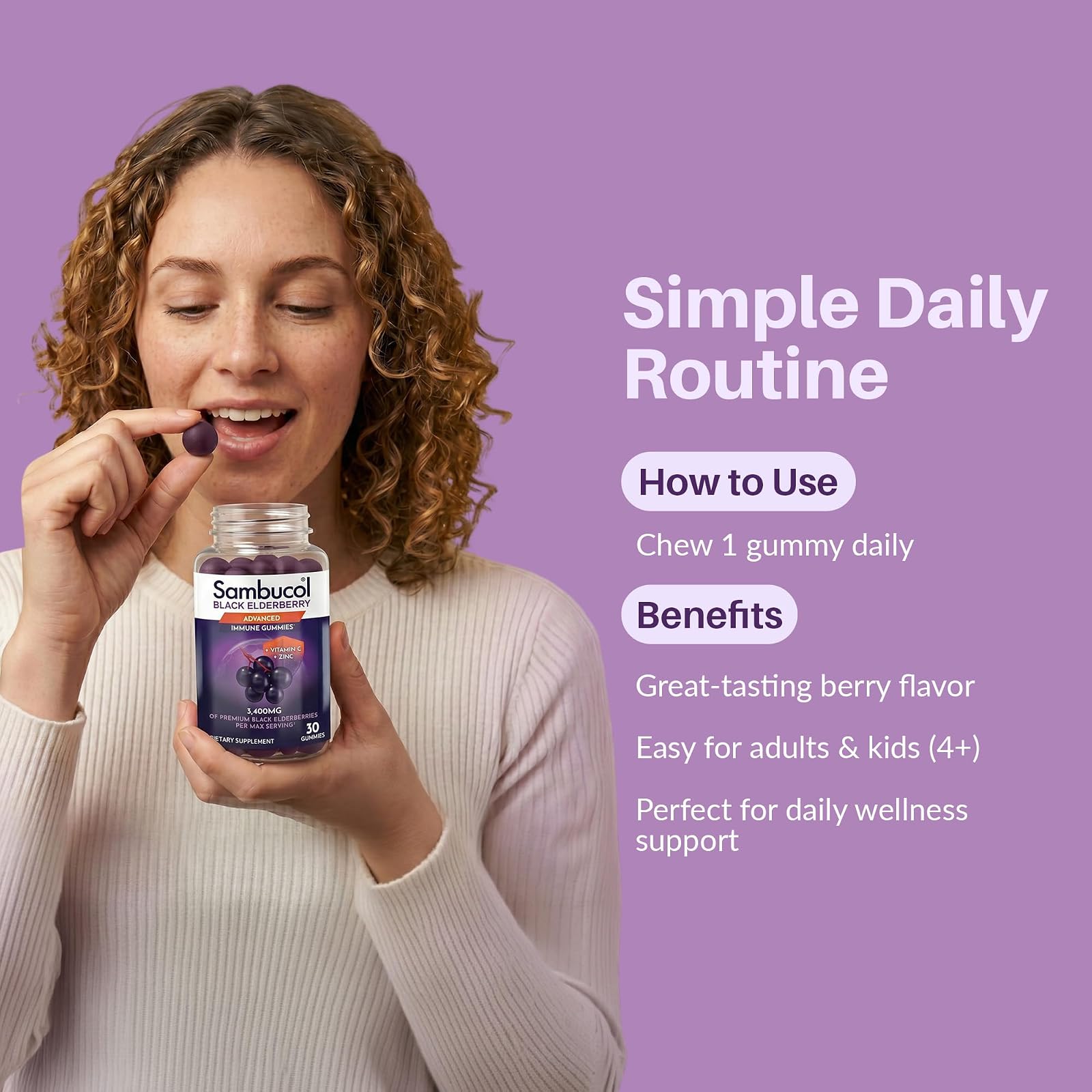 herbal elderberry gummies for daily health