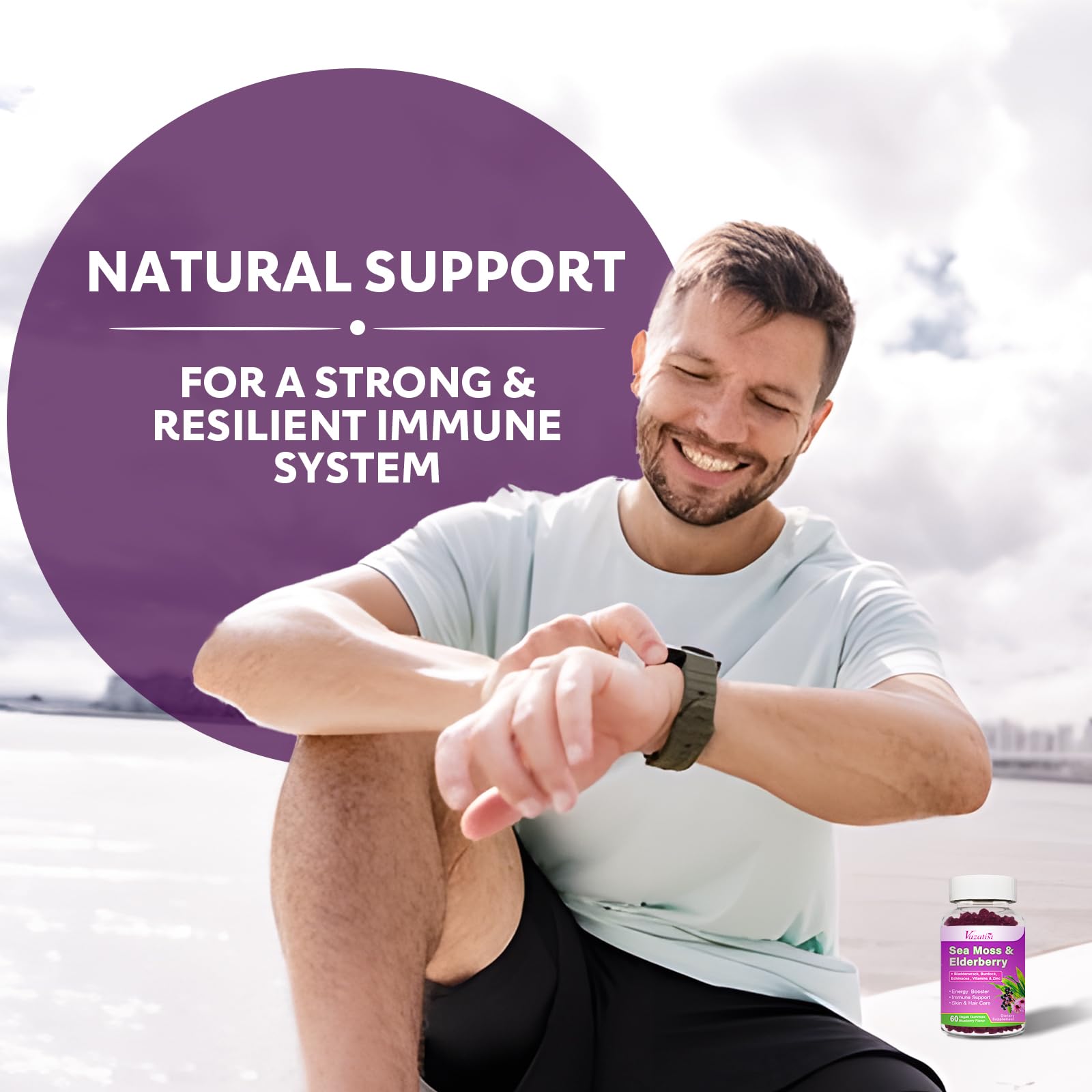 herbal elderberry gummies for daily health