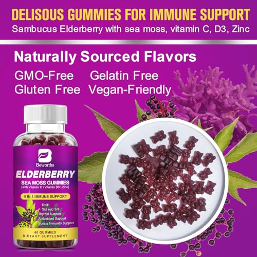 herbal elderberry gummies for daily health