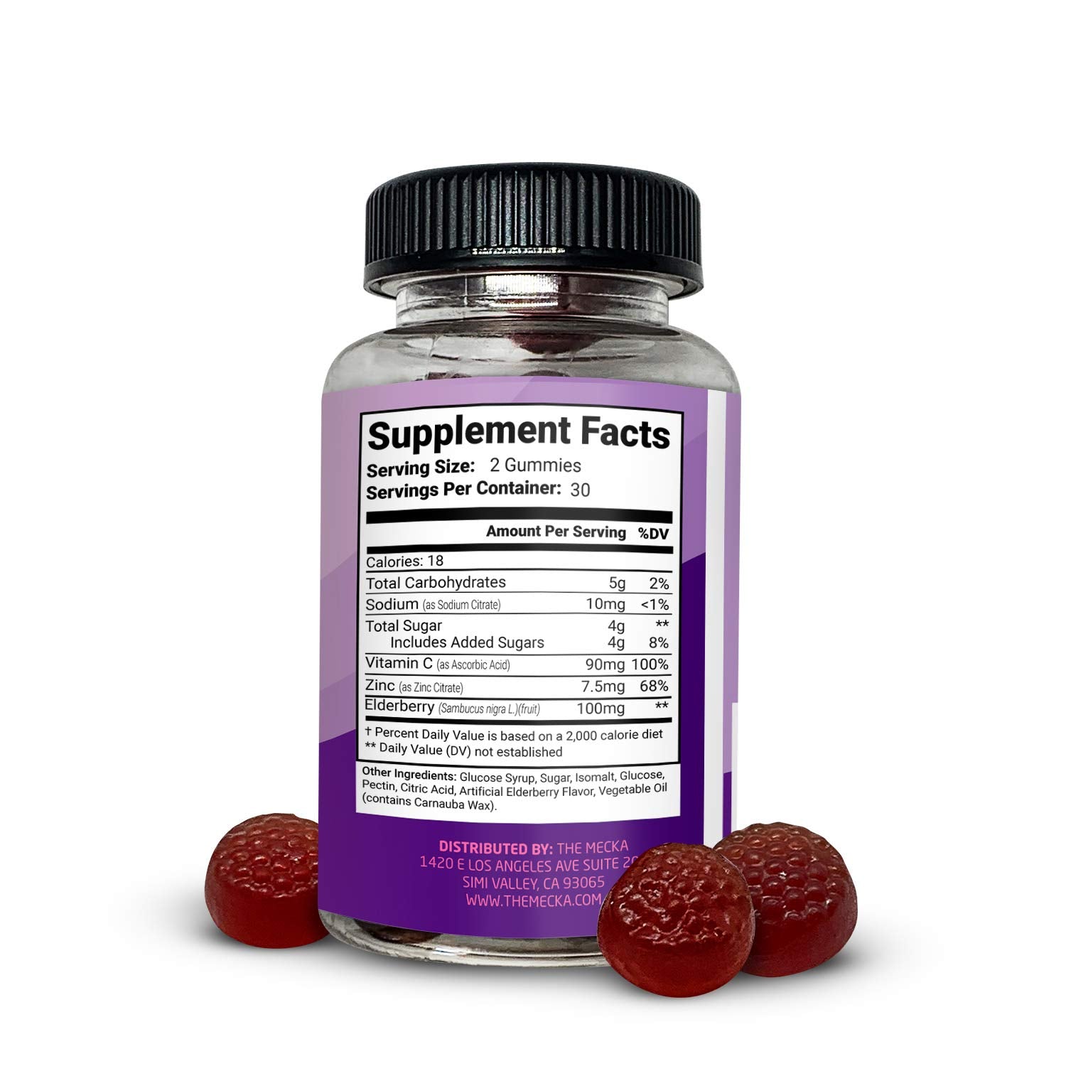 herbal elderberry gummies for everyday health