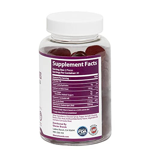 Herbal elderberry gummies for everyday health