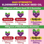 herbal elderberry gummies for family health