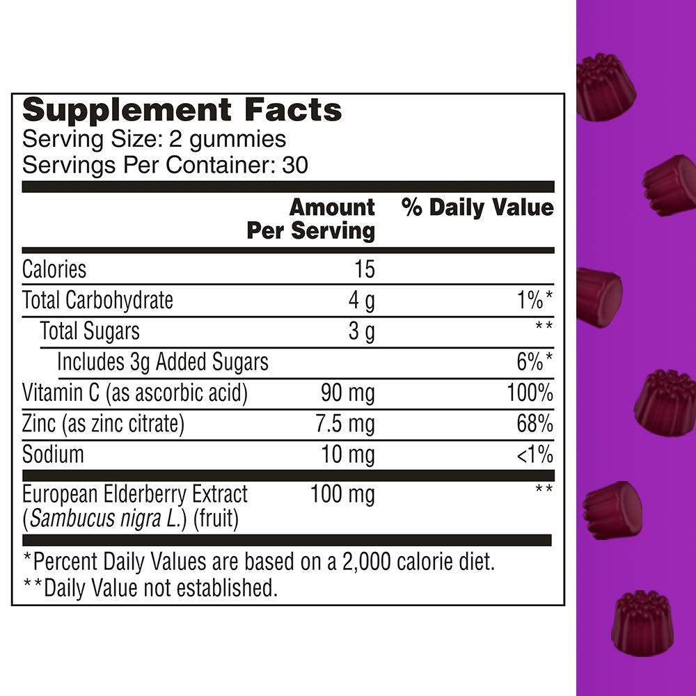 herbal elderberry gummies for health benefits