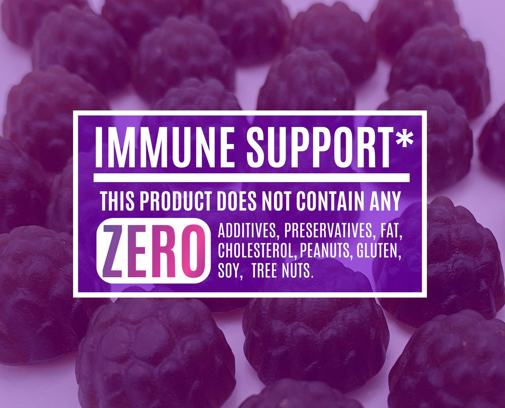 Herbal elderberry gummies for health boost