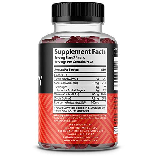 herbal elderberry gummies for health
