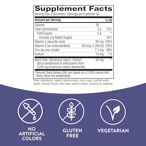 herbal elderberry gummies for immune strength