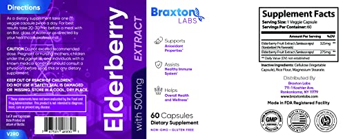 Herbal elderberry gummies for overall health