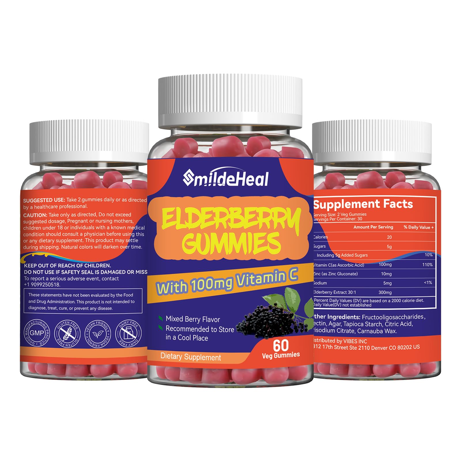 herbal elderberry gummies for seasonal allergies