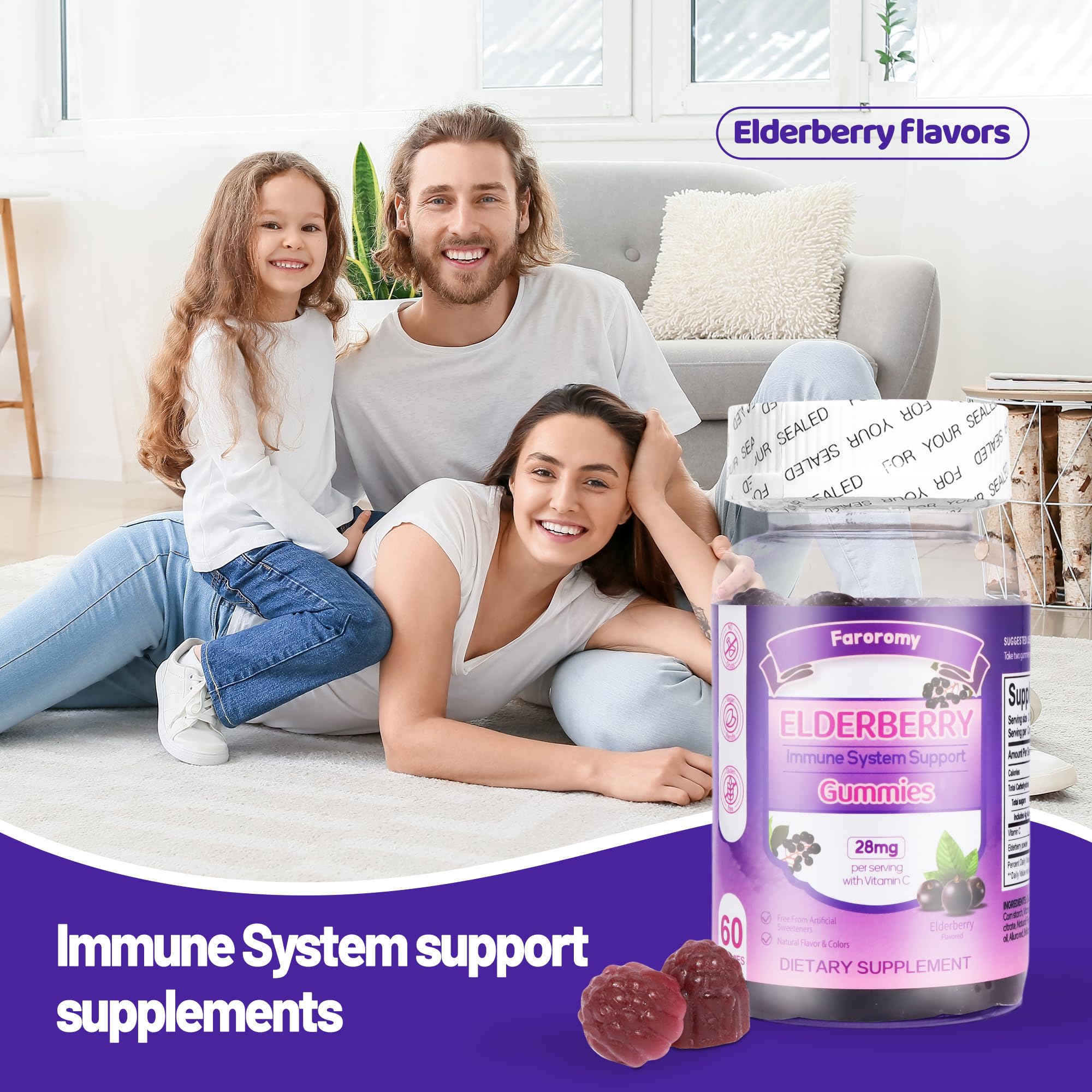 herbal elderberry gummies for wellness