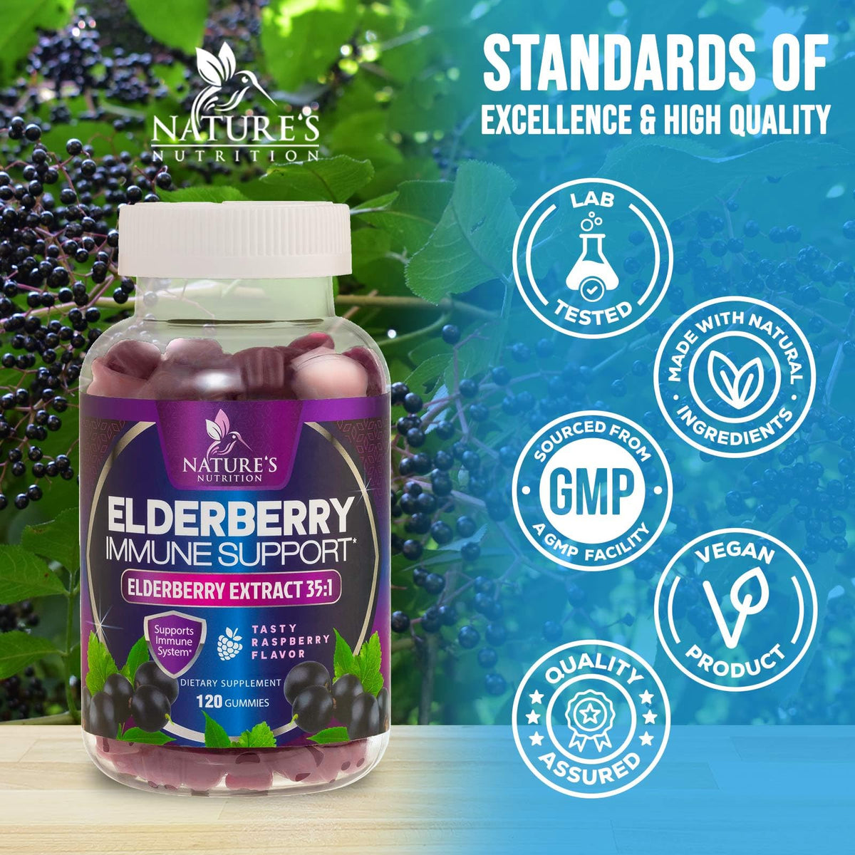 herbal elderberry gummies for wellness