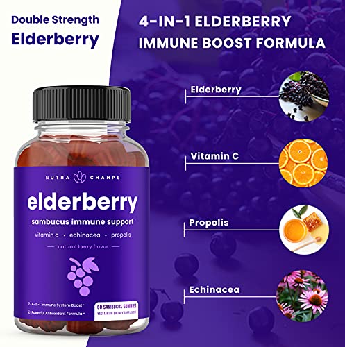 herbal elderberry gummies with echinacea