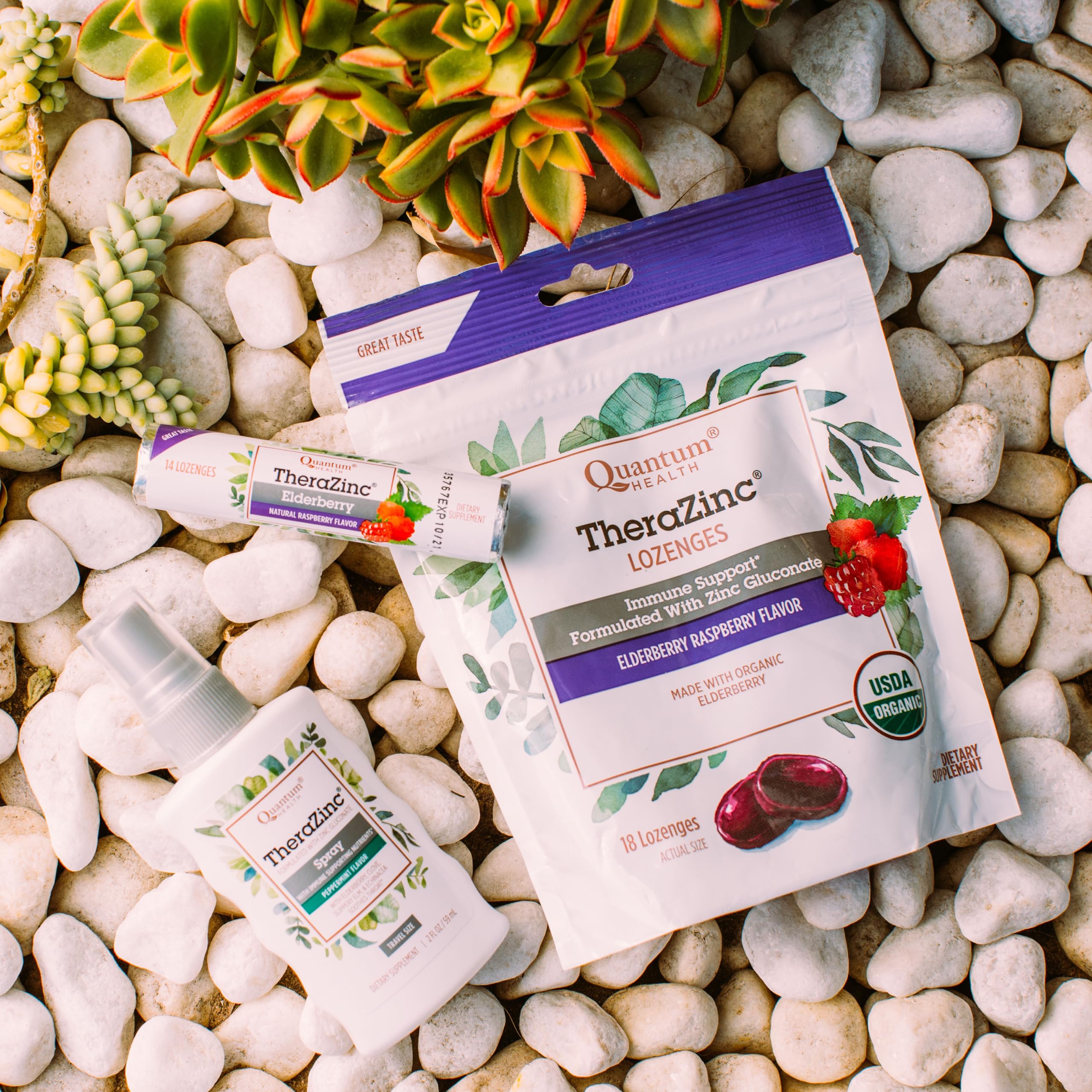 herbal elderberry lozenges for health