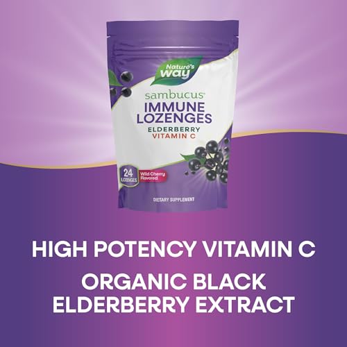 herbal elderberry lozenges for wellness