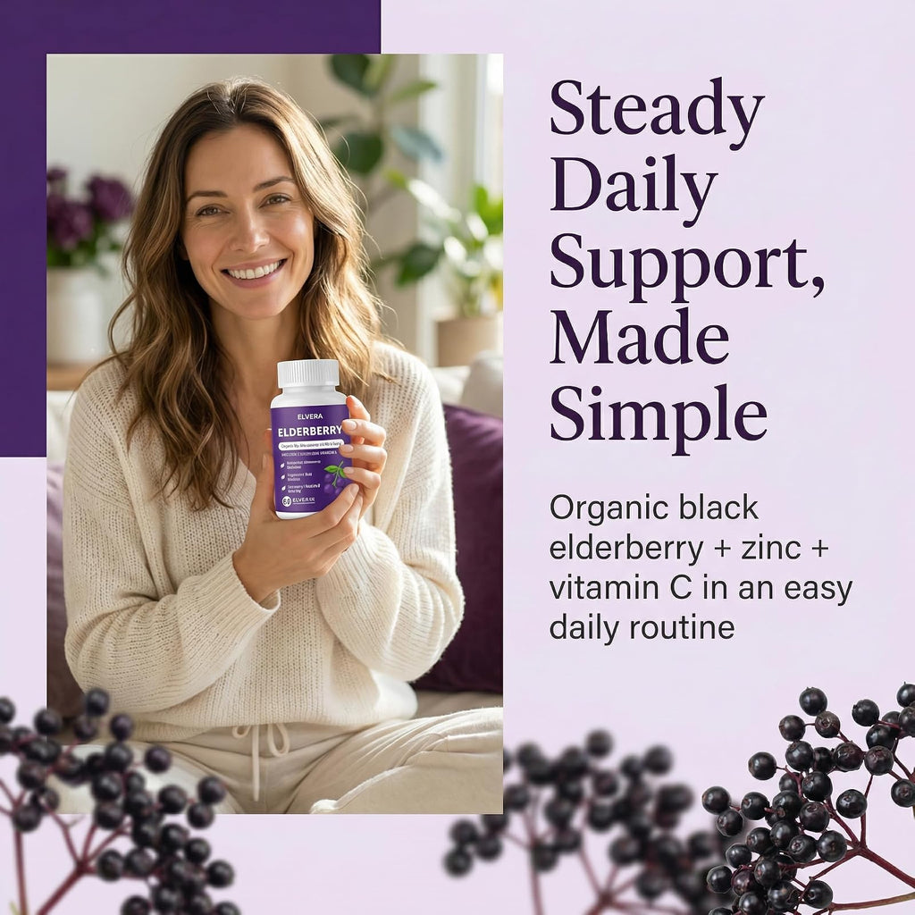 Herbal elderberry supplement 1200 mg