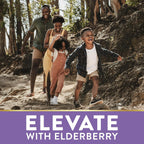 Herbal elderberry supplement for adults
