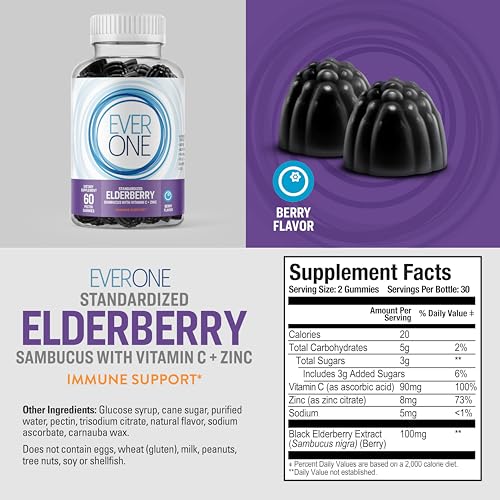 herbal elderberry supplement for health