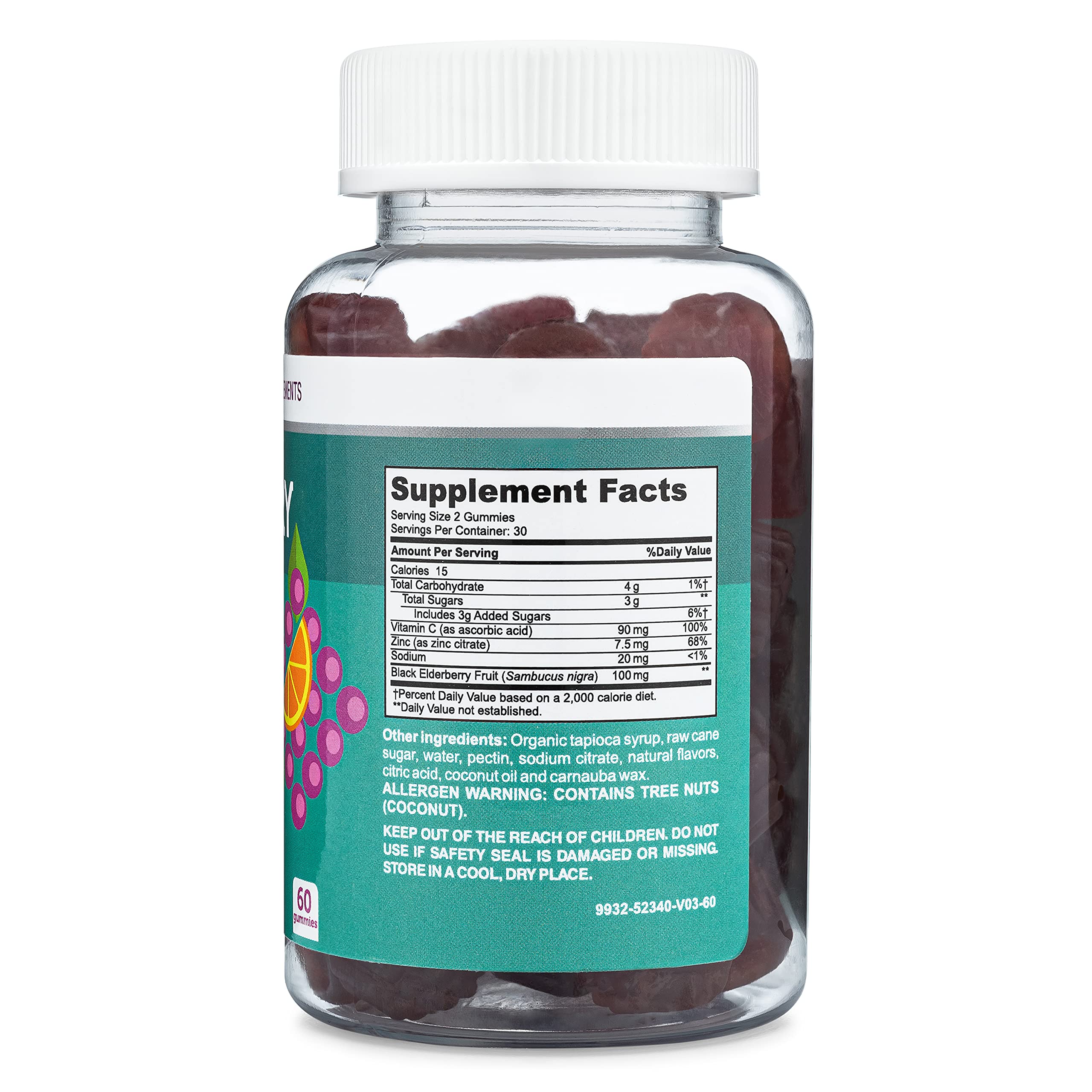 Herbal elderberry supplement for health
