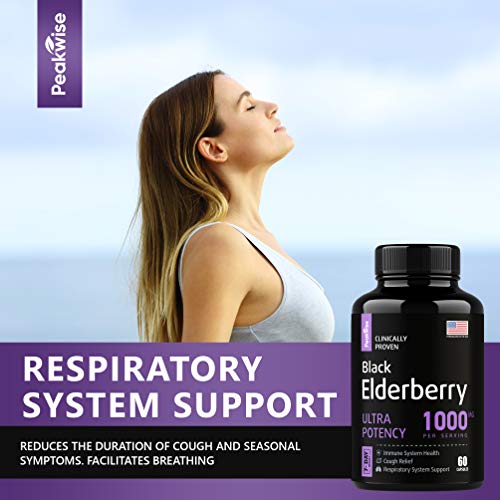 Herbal elderberry supplement for immunity