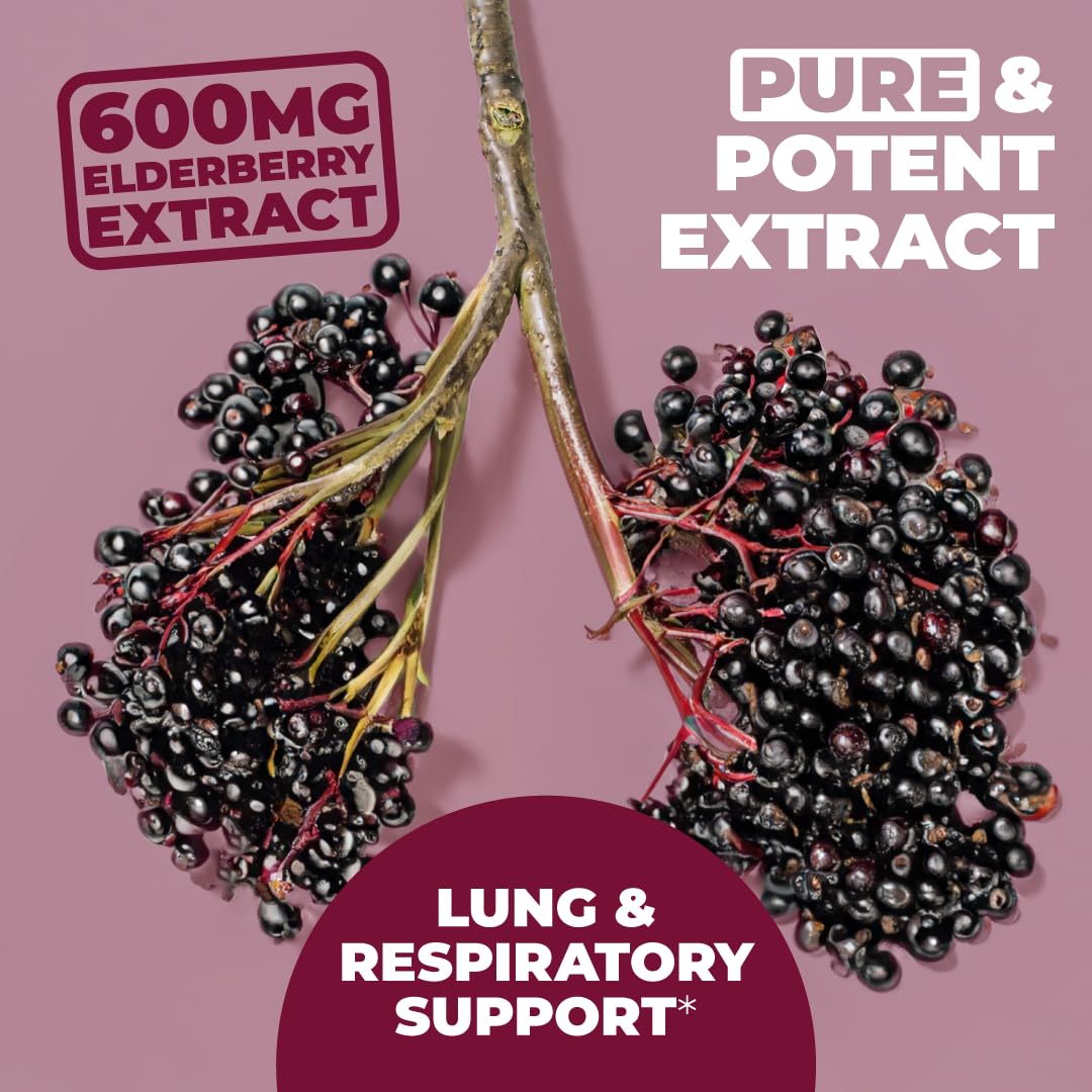 herbal elderberry supplement for vitality