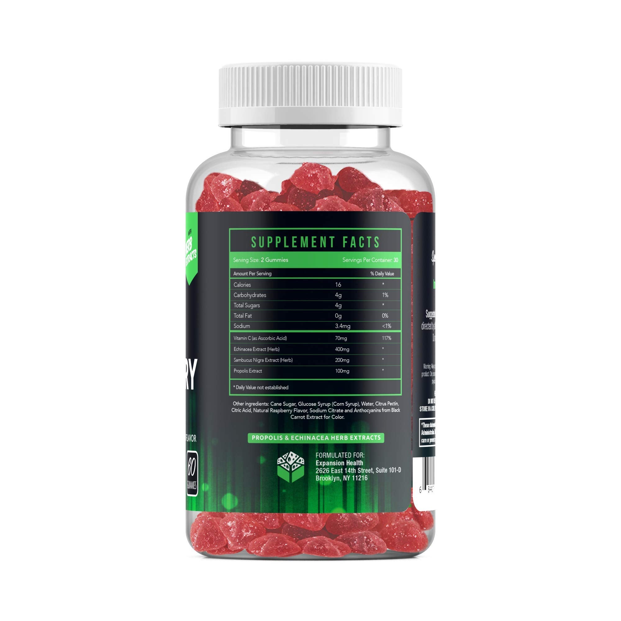 Herbal elderberry supplement for vitality