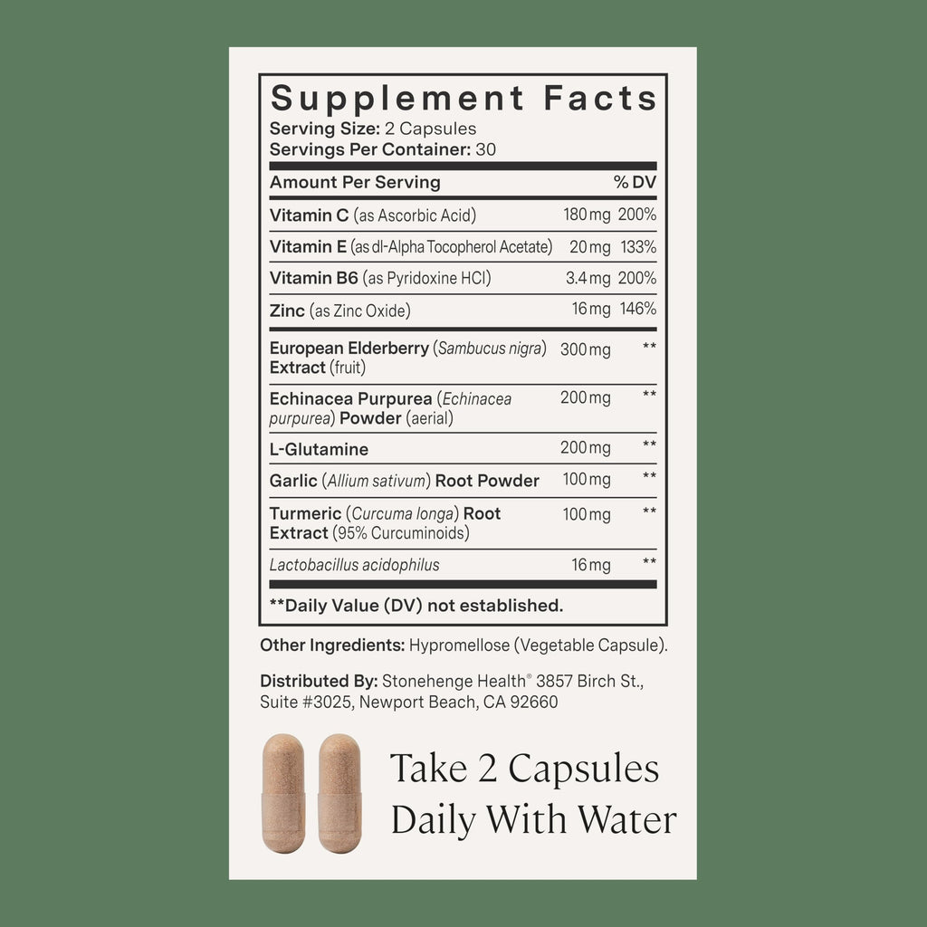 herbal elderberry supplement for vitality