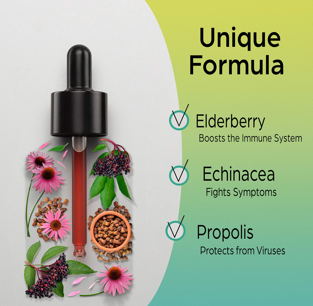 herbal elderberry supplement with echinacea