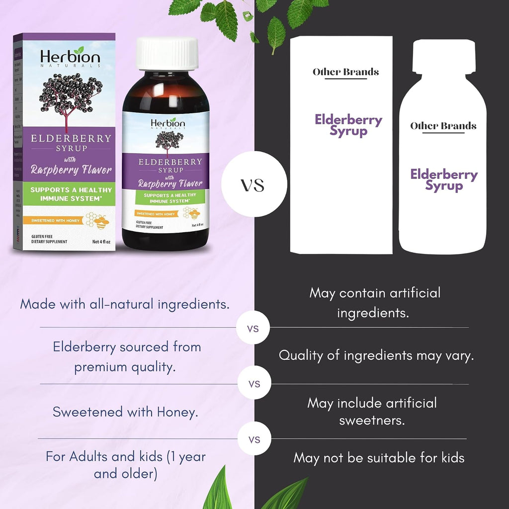 herbal elderberry syrup for cold relief