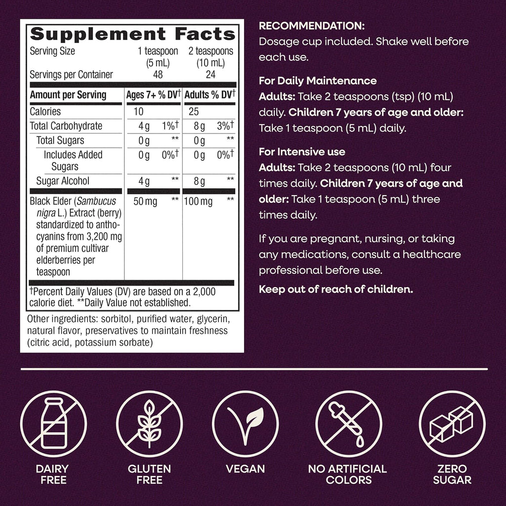 herbal elderberry syrup for families