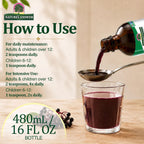 herbal elderberry syrup for family health