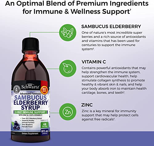 herbal elderberry syrup for health