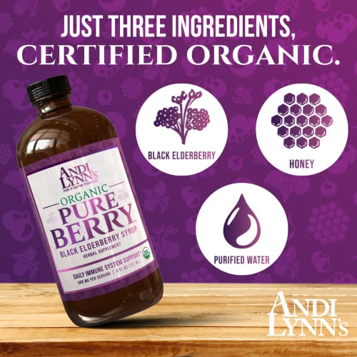 herbal elderberry syrup for health
