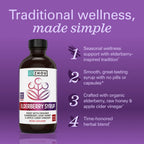 herbal elderberry syrup for wellness