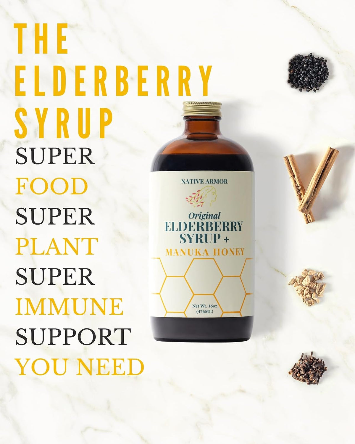 herbal elderberry syrup with honey