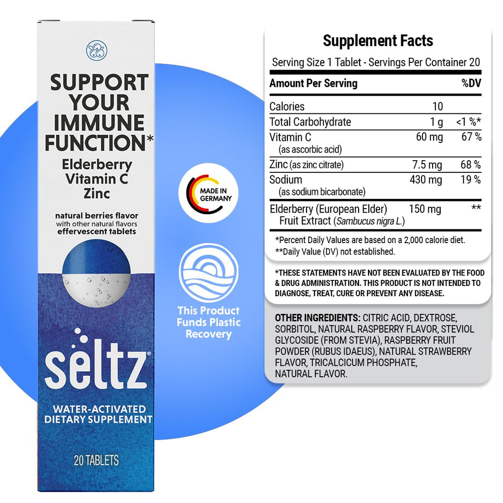 herbal elderberry tablets with zinc