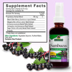 herbal elderberry throat relief spray