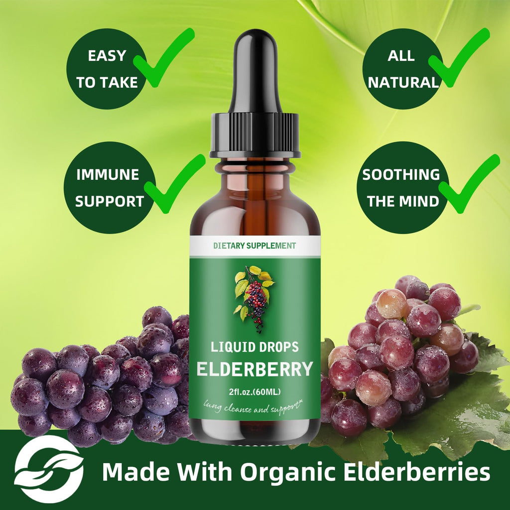 herbal elderberry tincture for wellness