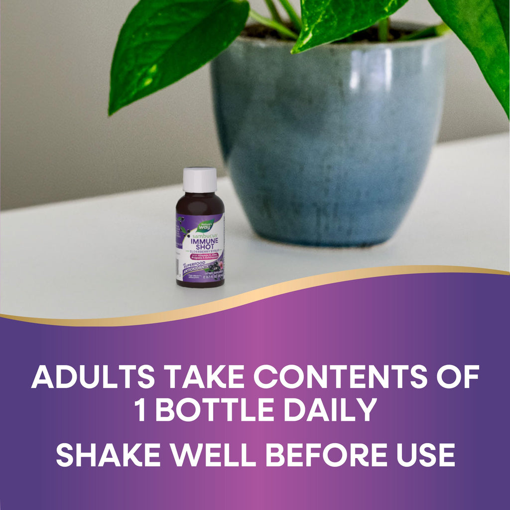 herbal elderberry wellness shots