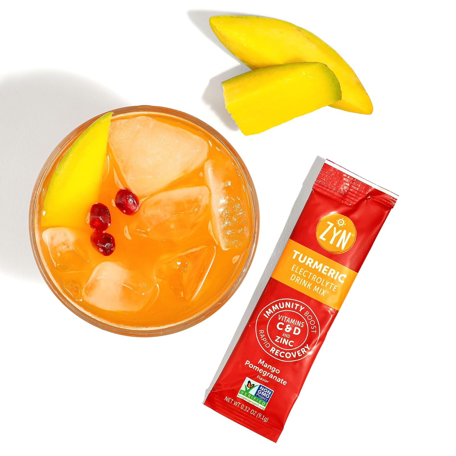 Herbal electrolyte support with turmeric