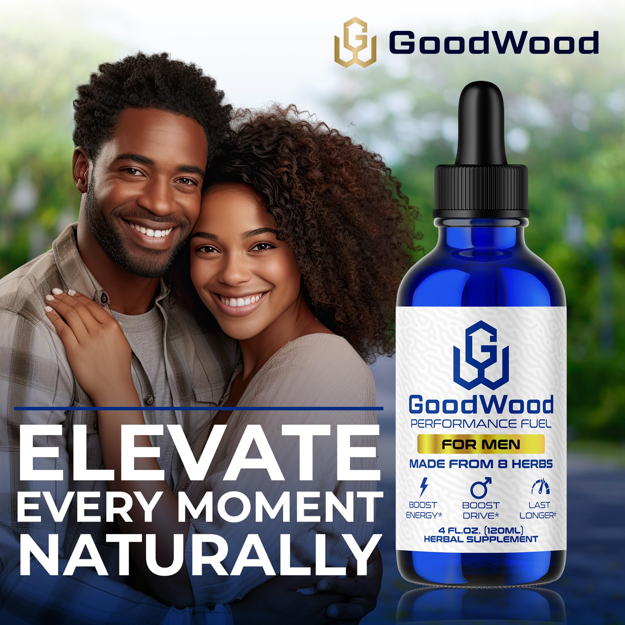 Herbal energy boost for men over 30