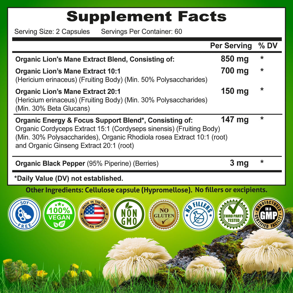 herbal energy boost from mushrooms